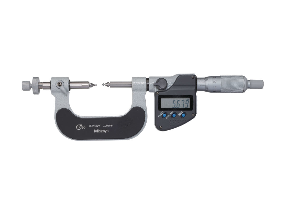 Mitutoyo 324 Series Gear Tooth Micrometer (Mitutoyo-Gear-Tooth ...