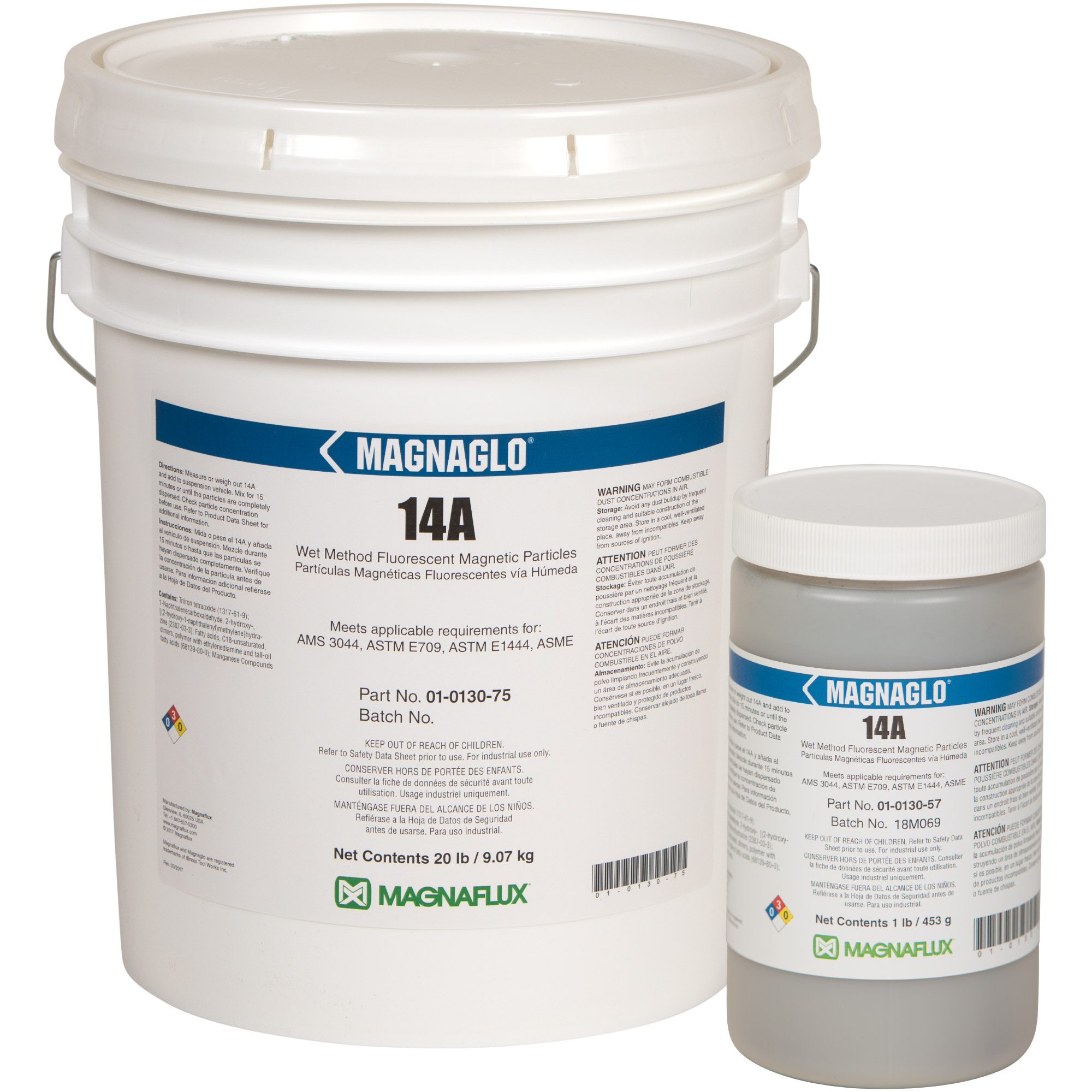 Magnaflux Magnaglo 14A Fluorescent Magnetic Powder: MPI