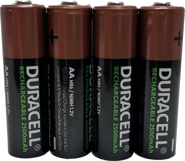 Foerster Rechargeable Batteries AA HR6 2500mAh NiMH (4 Includes ...