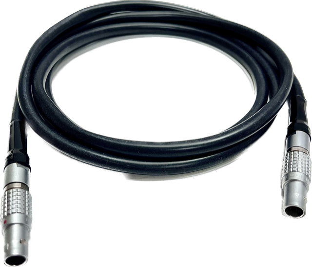 ETher NDE Lead, 5-Way Lemo to 5-Way Lemo, (1.2m) 3.9ft (Silicone Sleeve ...