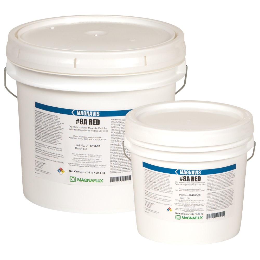MagnaFlux Magnavis Dry Method Non-Fluorescent Magnetic Powders - #8A ...