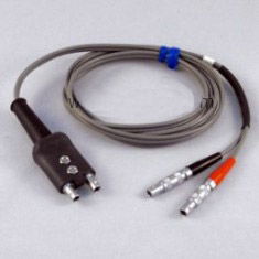 GE DA-233 Probe Cable straight with red/black lemo Connectors 4 ft ...